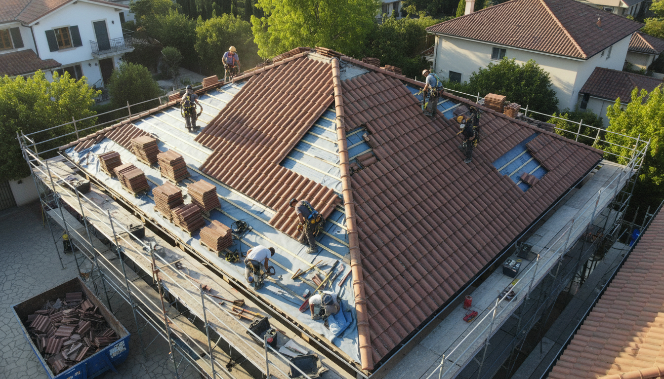 Refaire une toiture : prix au mètre carré en 2026 | Brillant Toiture
