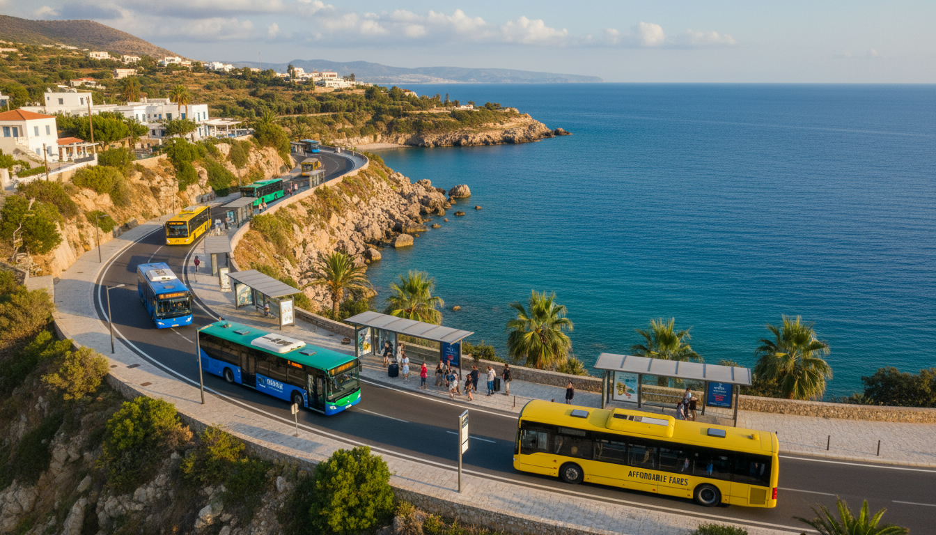 Transport en commun en Crète : options, horaires et tarifs 2026 | Rakadiko