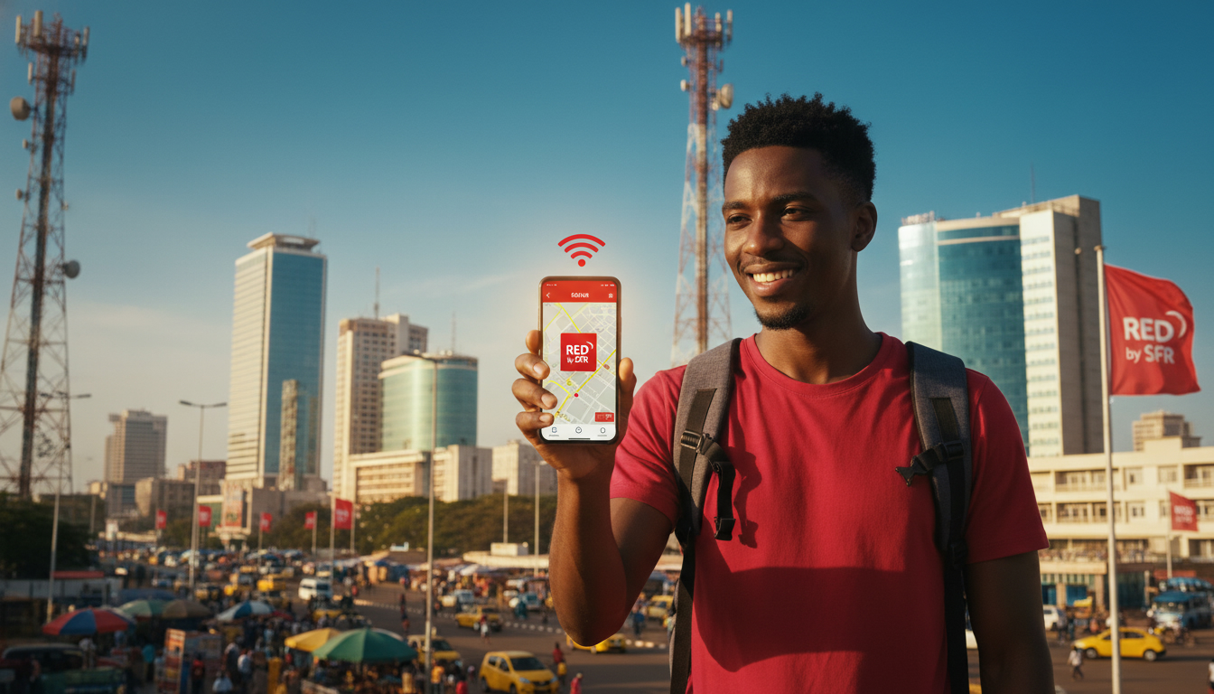 Forfait mobile RED by SFR avec couverture optimale à Abidjan en 2026