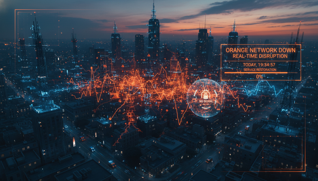 panne mobile Orange aujourd’hui : état du réseau en 2026