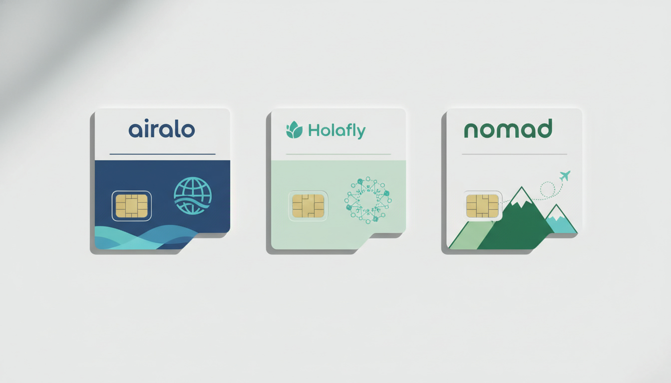 2026 Comparison of Airalo, Holafly and Nomad International eSIM Offers ...
